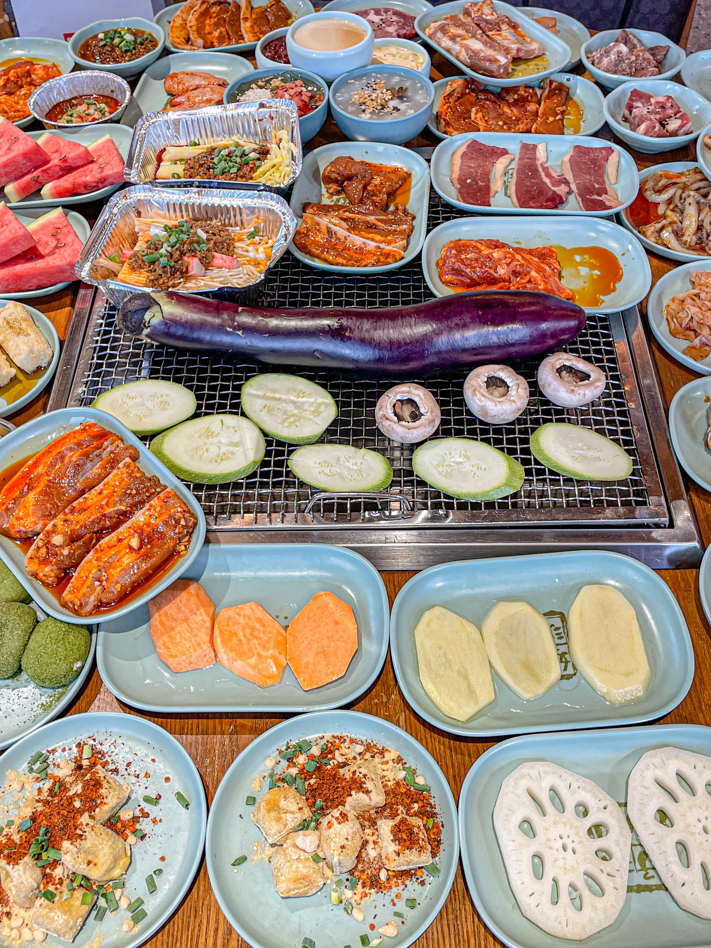 The most popular self-service barbecue restaurant in Chengdu eats 69 ...