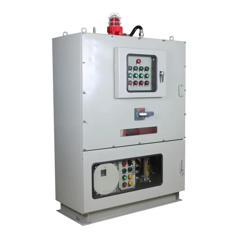 Operation method of positive pressure explosion-proof distribution box ...