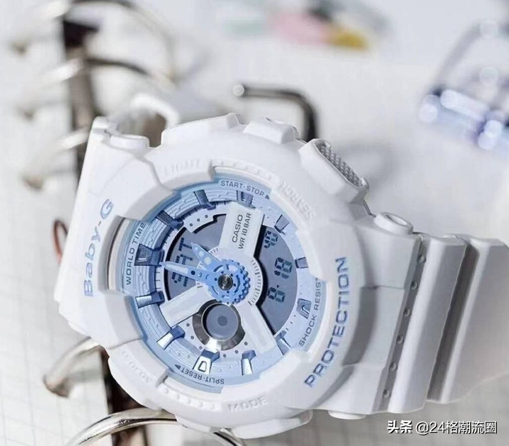 Wear the blue sky and white clouds on your hand, Casio BABY-G sports ...