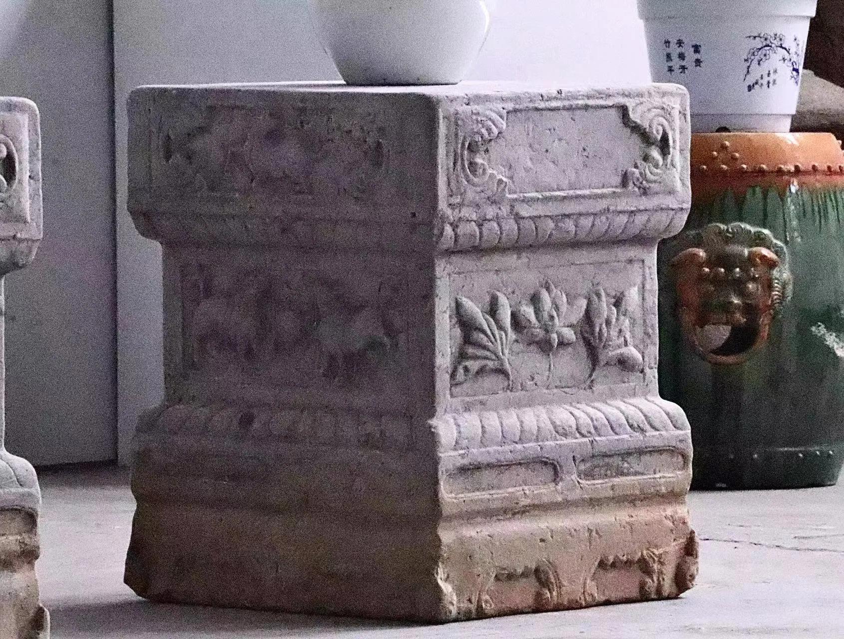 Ming Dynasty. Pillar foundation stone pier - iMedia