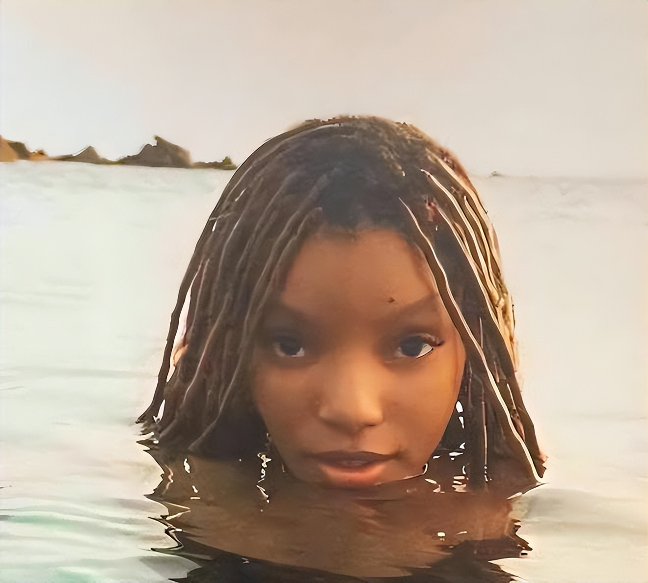 The black version of the mermaid shows off its new look: sea monster ...