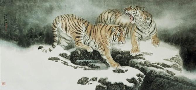 The year of the tiger chants the tiger, the tiger produces the wind - iNEWS