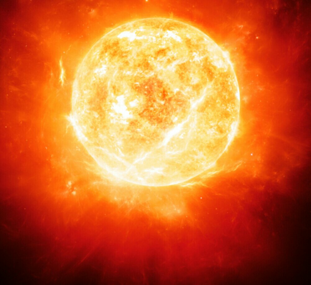 Orion variable star Betelgeuse, a red supergiant star destined for a ...