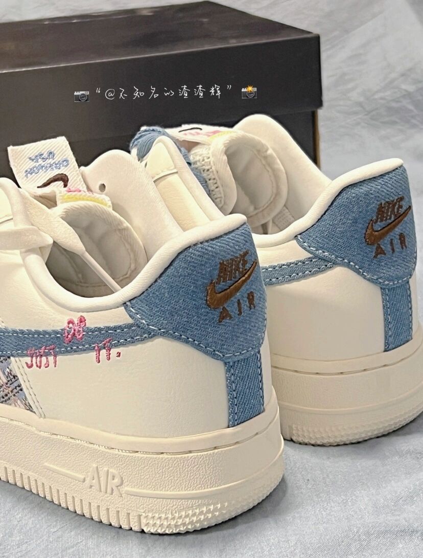 NIKE's latest AF1 "white and blue fragrance - iNEWS