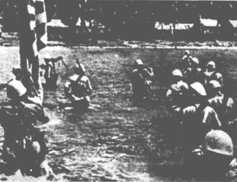 4. The Japanese army landed in the Philippines in multiple directions ...