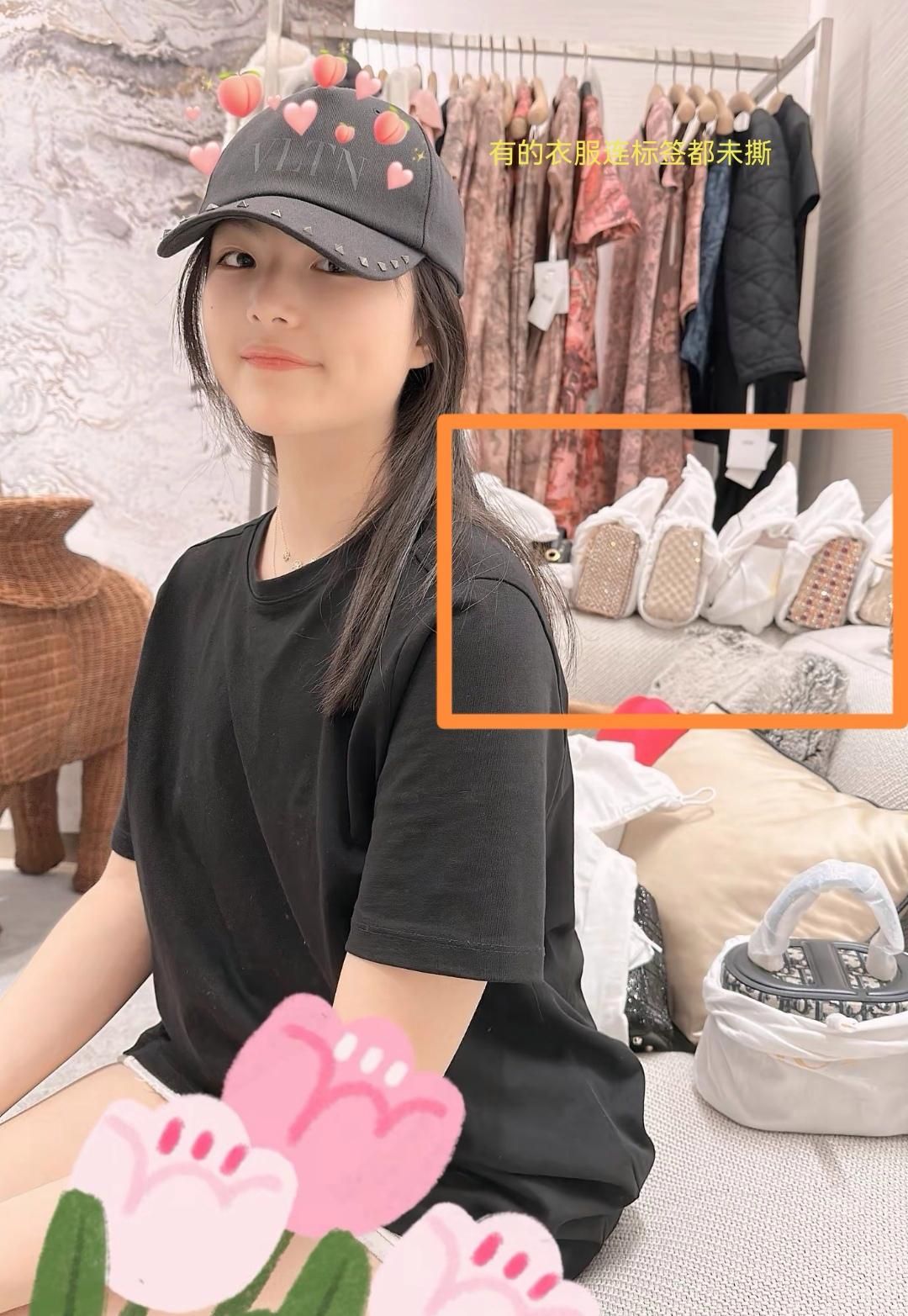 Li Xiang took photos of Wang Shiling, with a hat of 4,000 yuan, and an ...