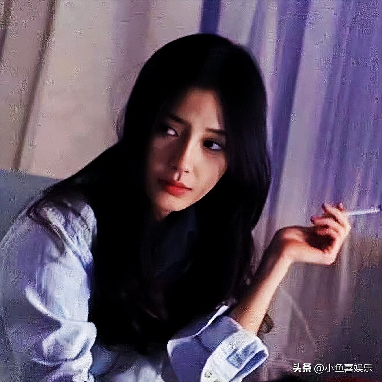 Actress Angelababy smokes on the hot search, and she smokes with ...