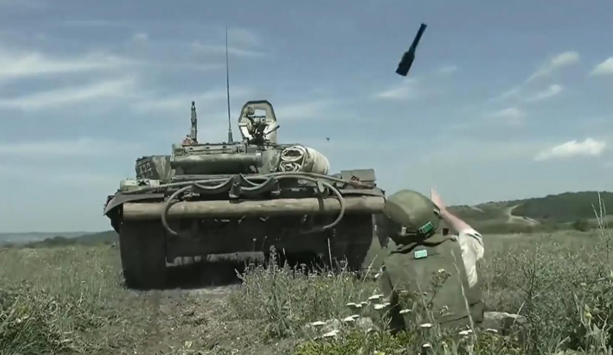What would happen if a grenade could really be thrown into a tank ...