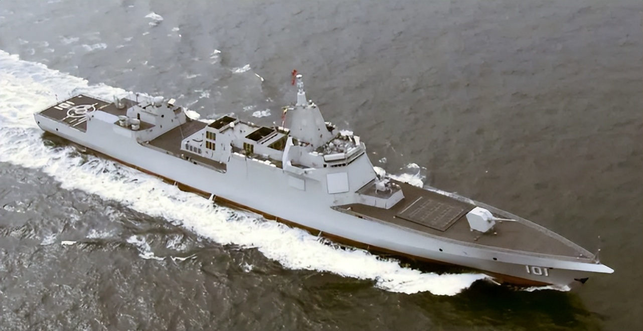 The best destroyer in the world, how strong is 055?Crossing the ...