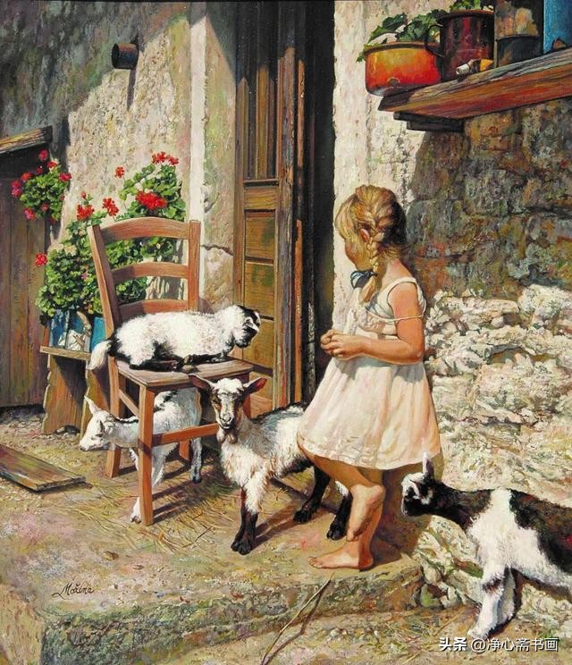 Italian painter Livio Morina, his oil paintings are beautiful and ...