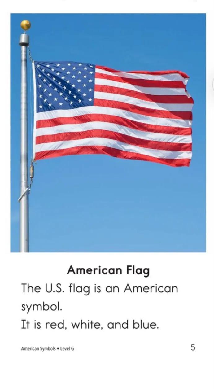 Read the picture book "American Symbols" with children from RAZ graded ...
