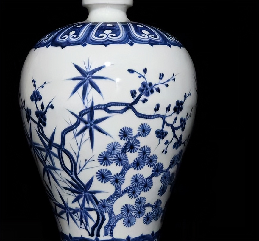 During the Xuande period, what kind of artistic characteristics of pine ...