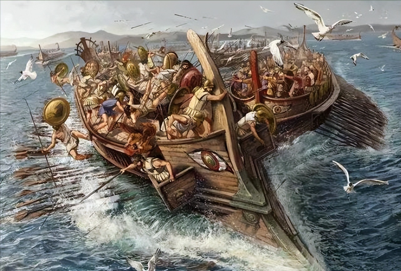 How did the Corinthian navy catch up and surpass Athens? - iNEWS