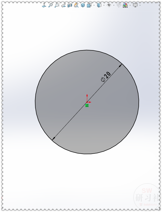 Draw a threaded steel bar with SolidWorks, the drawing method is very ...