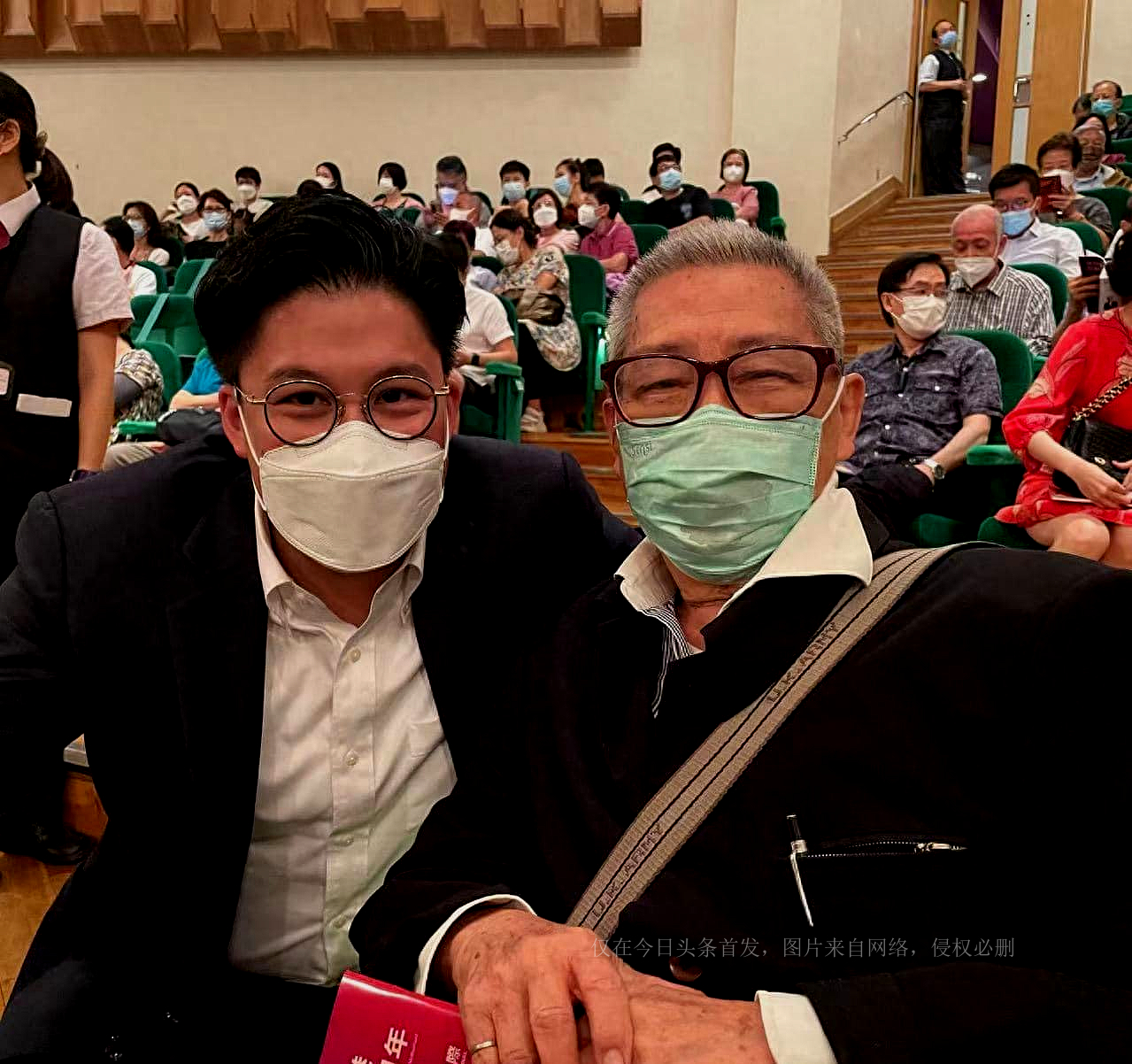 Fok Qigang, who has a common love, and veteran actor Liu Siu-ming met ...