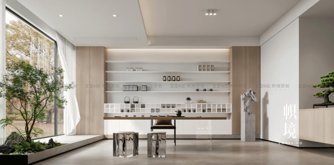 Decoration renderings of Chinese-style villas, start the amazing at first glance! Qijing Villa ...