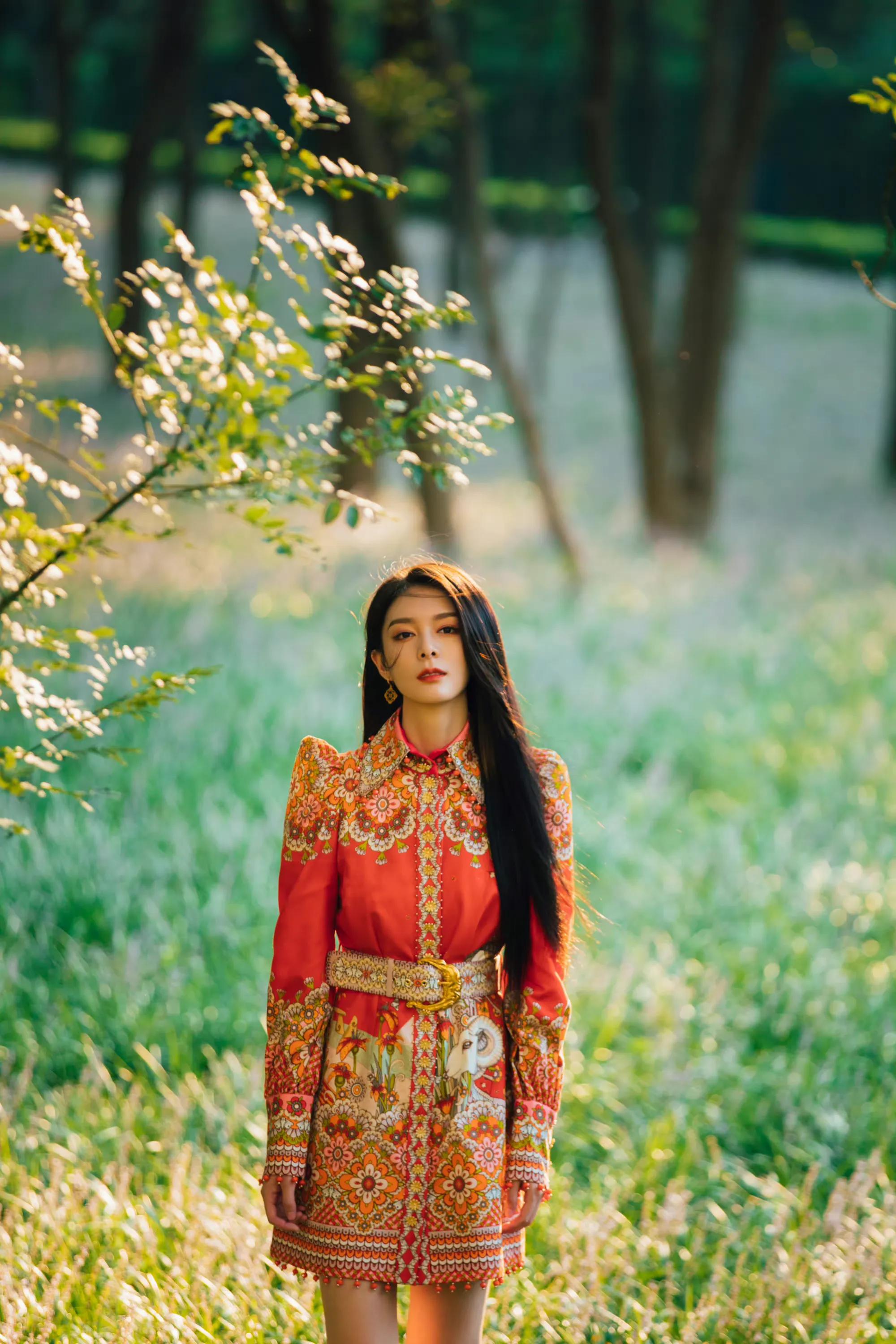 Fu Jing's national style style, bright and elegant, smart and pleasant ...