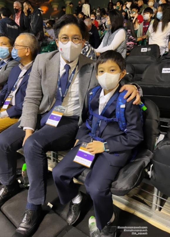 New photos of Guo Jingjing's family of five! Huo Zhongyi and Huo Qigang ...