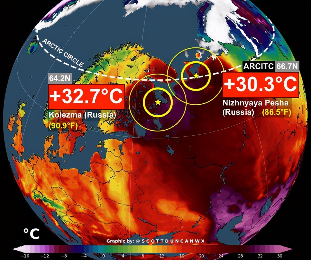 The high temperature of 38°C is rare in the Arctic, virus incidents ...