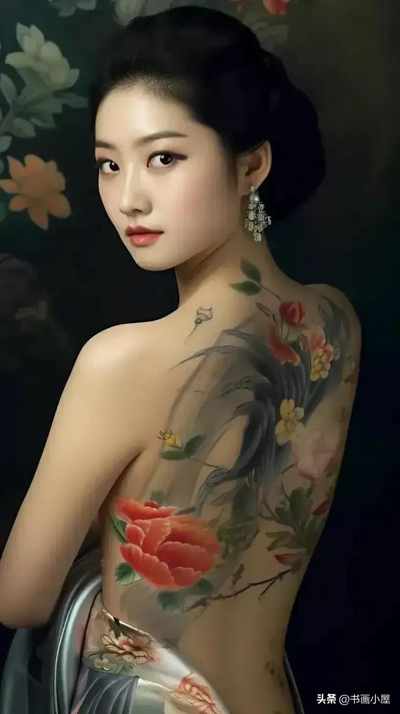 Body art oil painting is Yangchun Baixue, how should we appreciate her? - iMedia