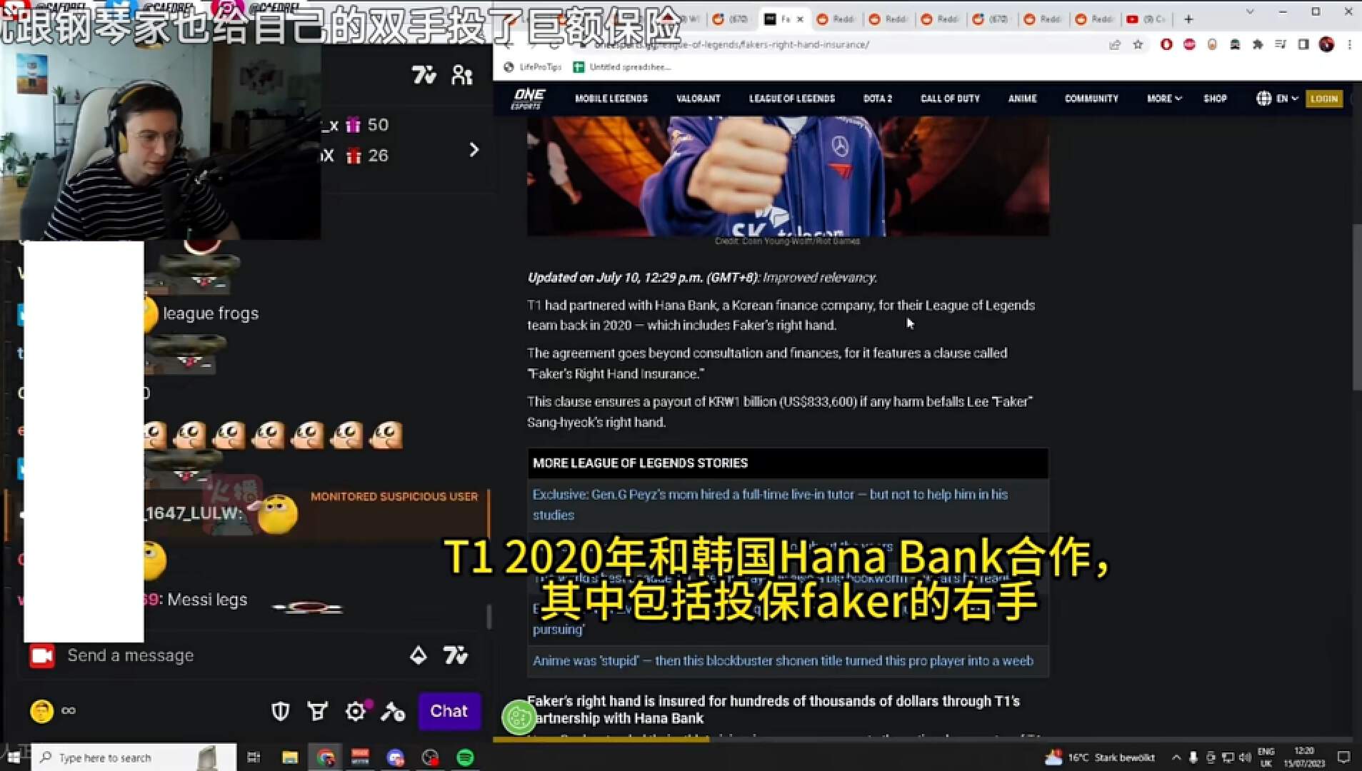 Faker was awarded 6 million in compensation for his hand injury! Still ...
