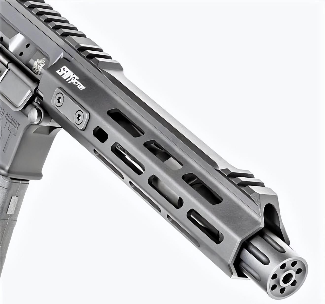 The AR-15 that was abruptly changed into a pistol, a high-value 5.56 ...