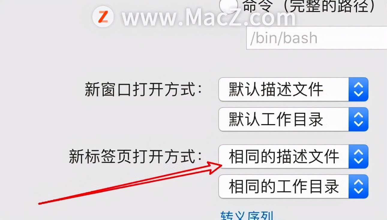How to set the terminal new tab opening method on a Mac computer? - iNEWS