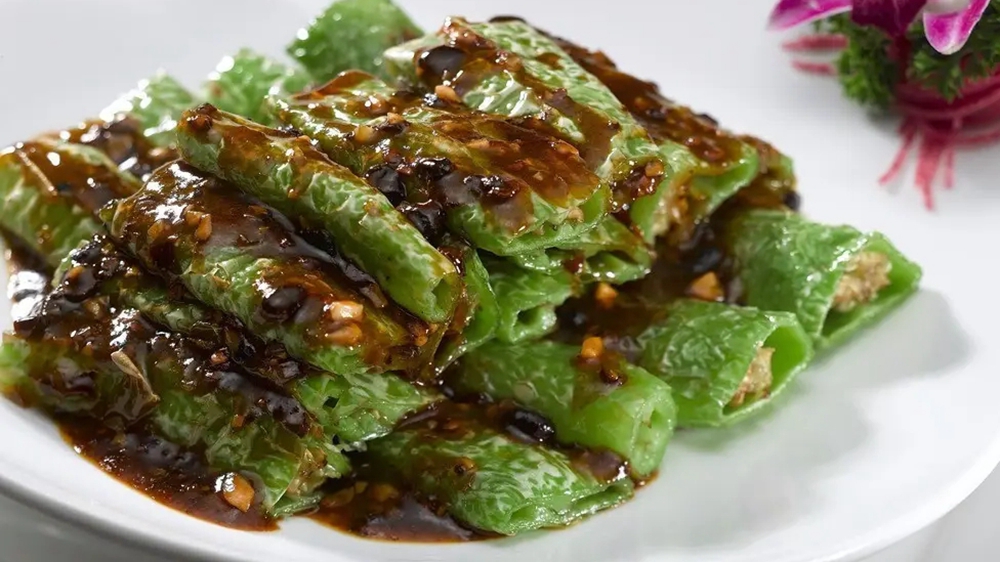 The home-style practice of traditional Sichuanese tiger skin peppers ...