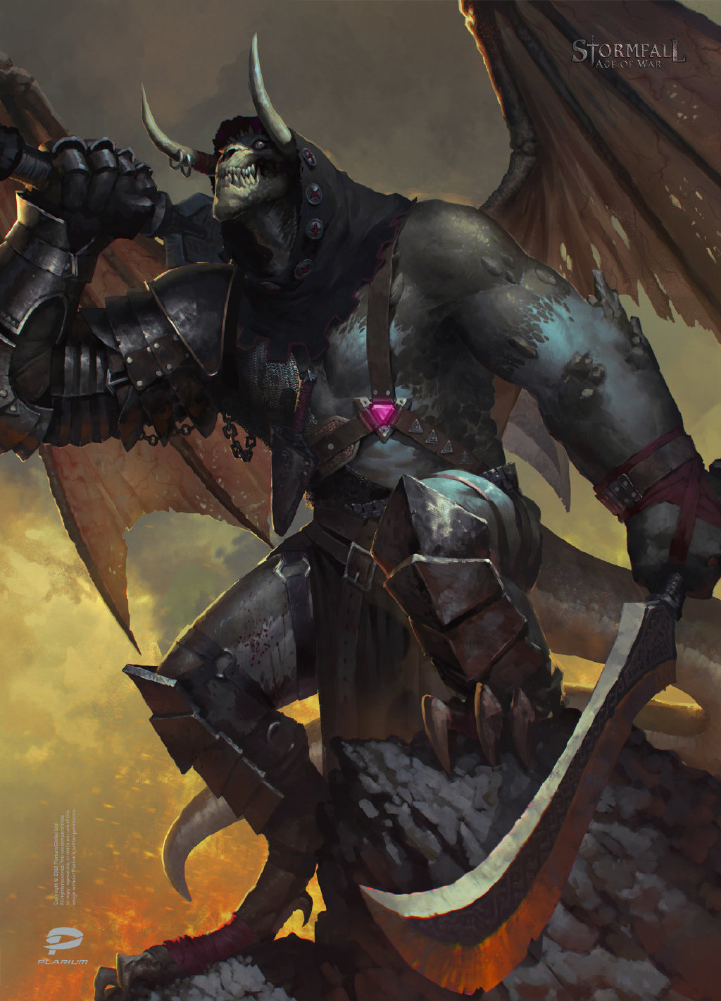 "Stormfall" game character original painting design - iNEWS