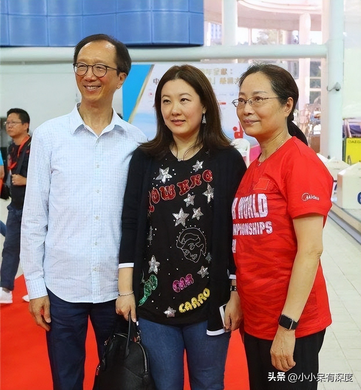 A recent photo of diving queen Fu Mingxia, 44 years old, she is very ...