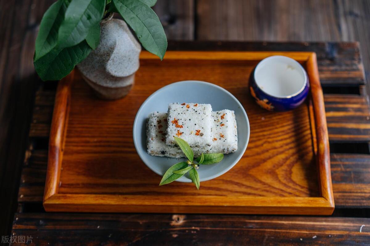 Osmanthus cake, a traditional Chinese delicacy, allows you to taste the ...