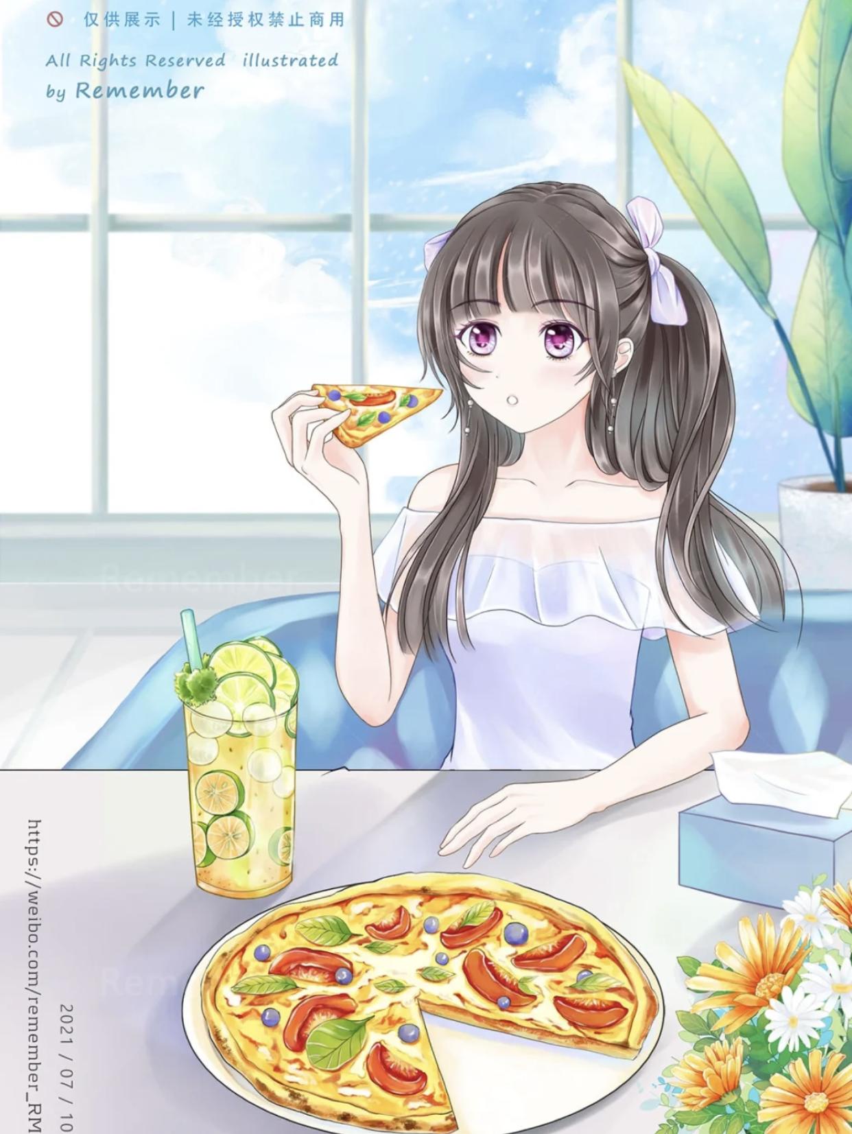 What happens when illustration meets watercolor?Needless to say, I ...