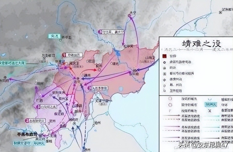 When the Battle of Jingnan broke out, how did Zhu Yuanzhang's other ...