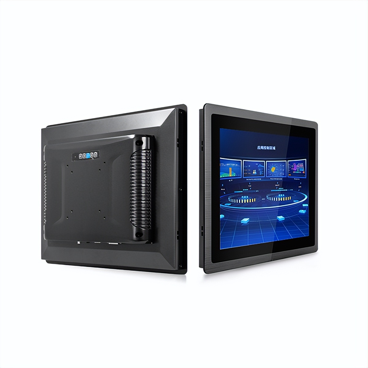 What interface does the industrial display have - iMedia