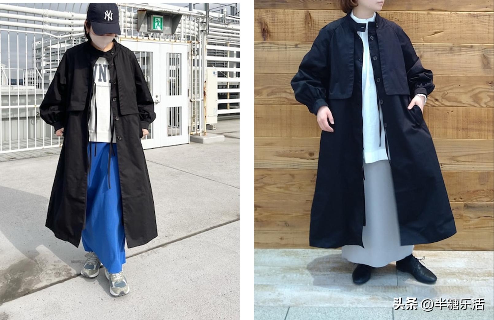 Black long thin coat, a must for early spring - iMedia