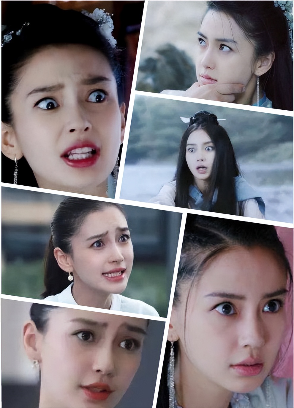 Gao Haining shows off her acting skills, but Angelababy lies on the gun ...