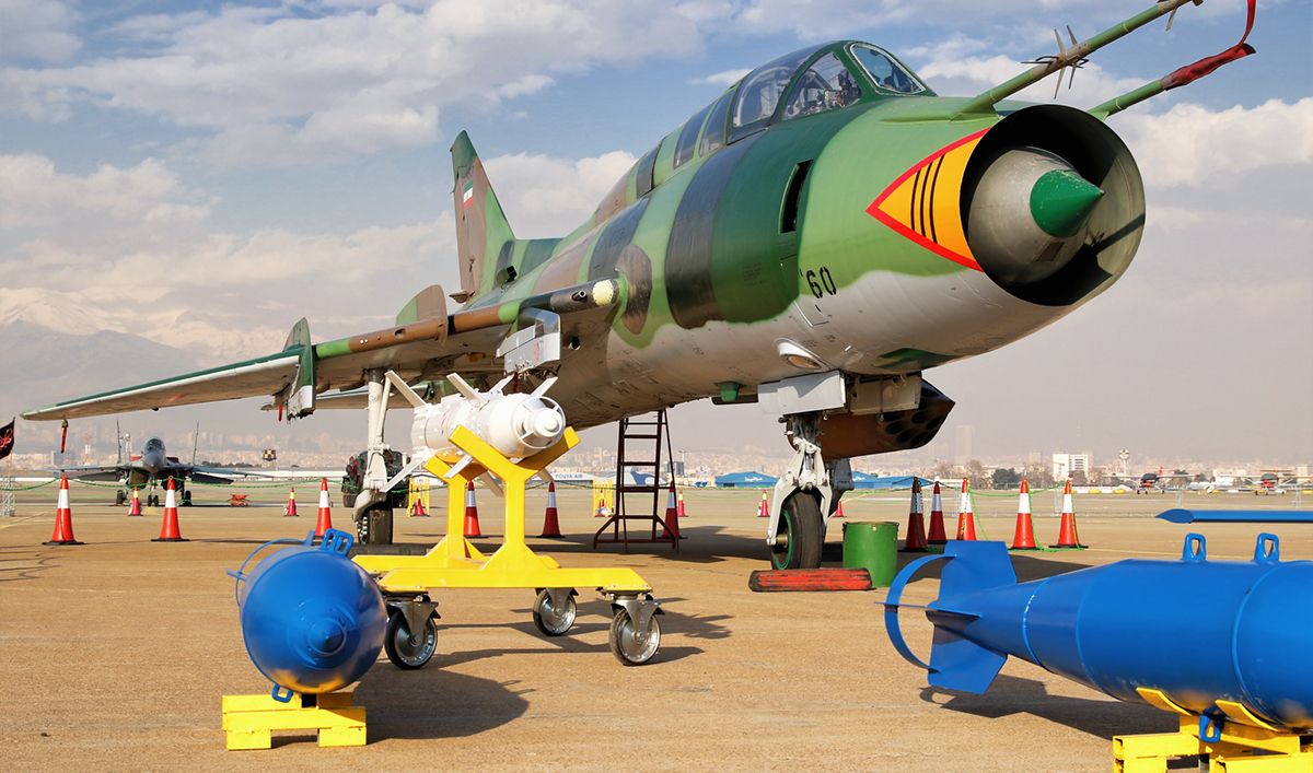 The crash of the Iranian Su-22 fighter jet is the third one this year ...