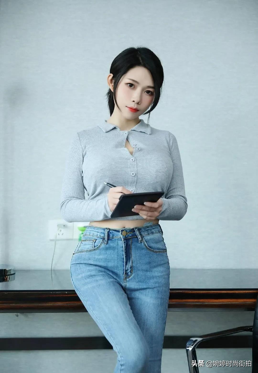 Fashion photo series: simple outfits can also wear a good figure and ...