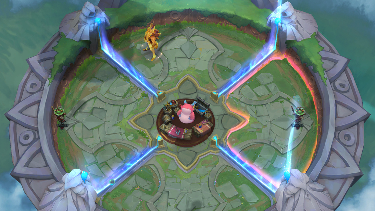 "League of Legends" Fighting Soul Arena (2v2v2v2 mode) gameplay ...