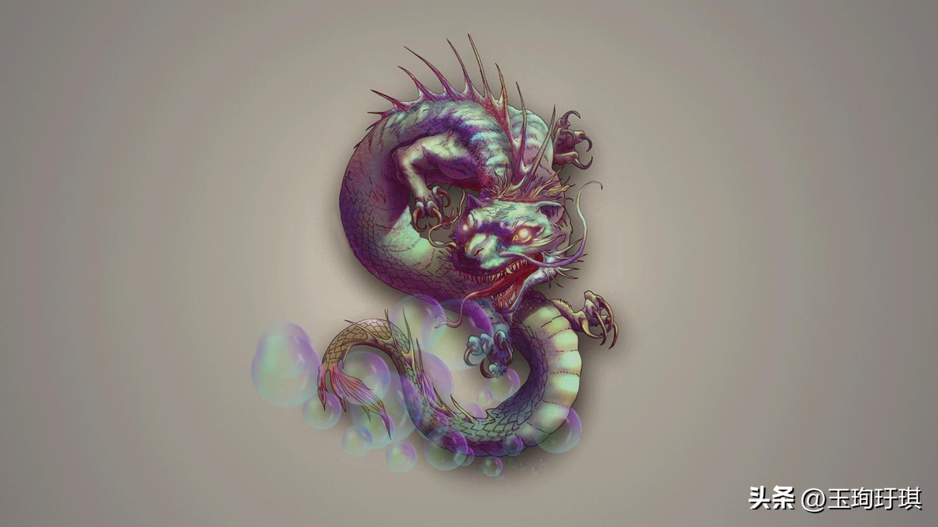 Shan Hai Jing Strange Beast: Tiger Jiao, Fish Body and Snake Tail, Can ...