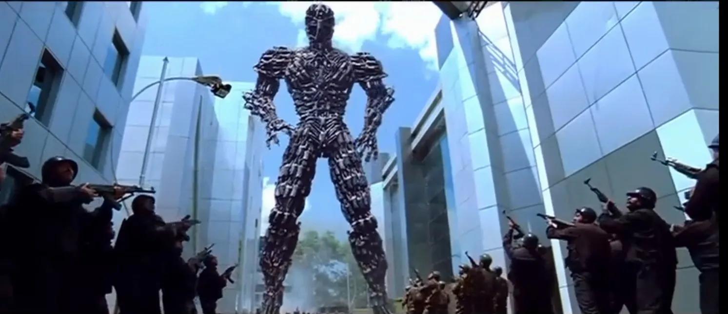 Black-and-white movie "Bollywood Robot Love": That Indian seventh ...