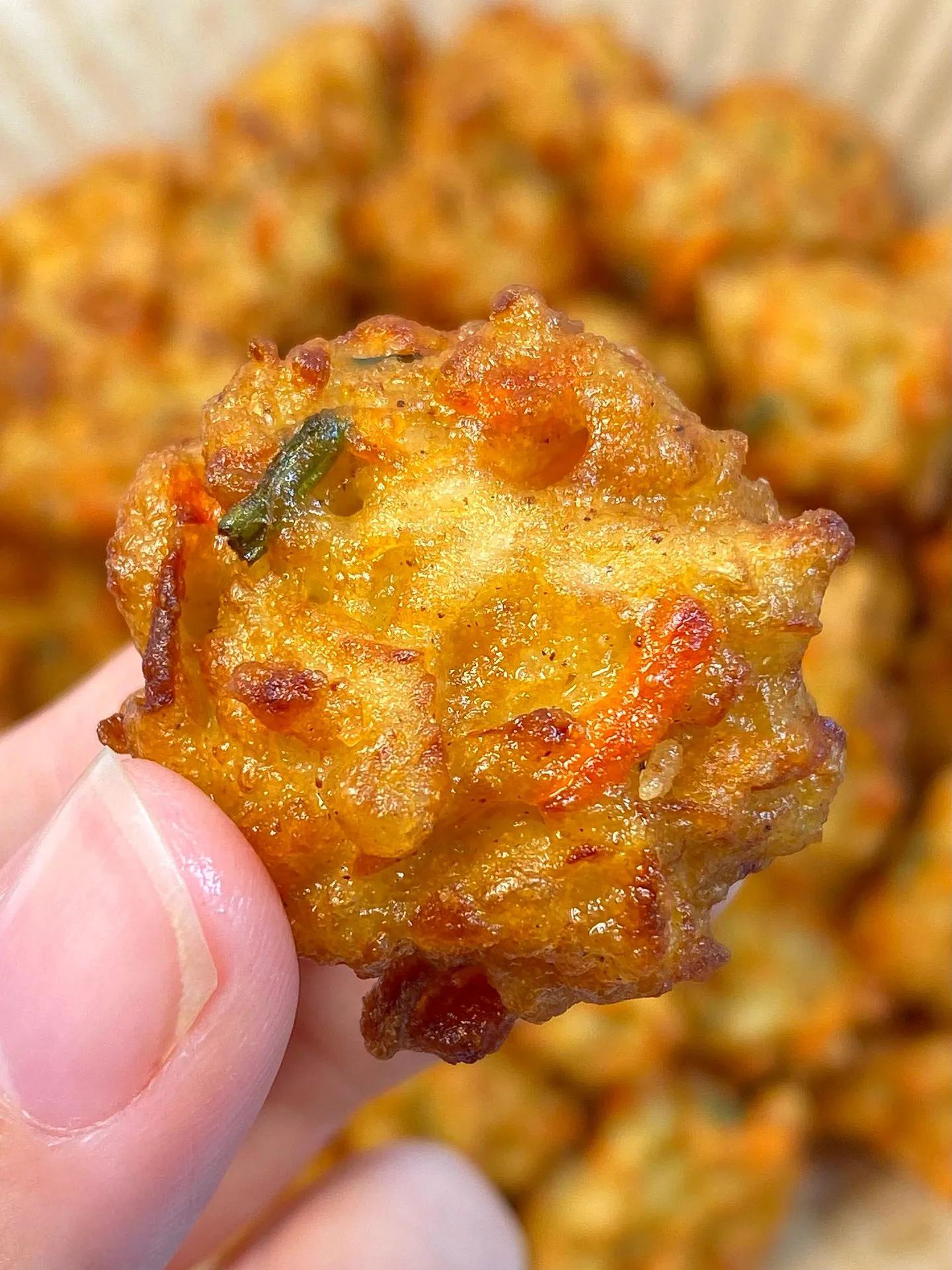 Don't just add flour and eggs to the fried radish balls, replace them ...