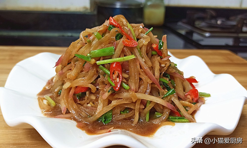 In winter, I would rather eat less meat and more radishes. Today's stir ...