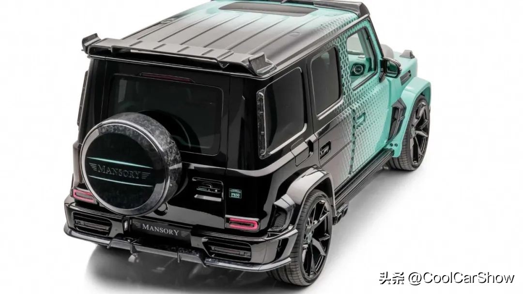 MANSORY's new work!Gradient paint AMG G63, sitting in the car as if in ...
