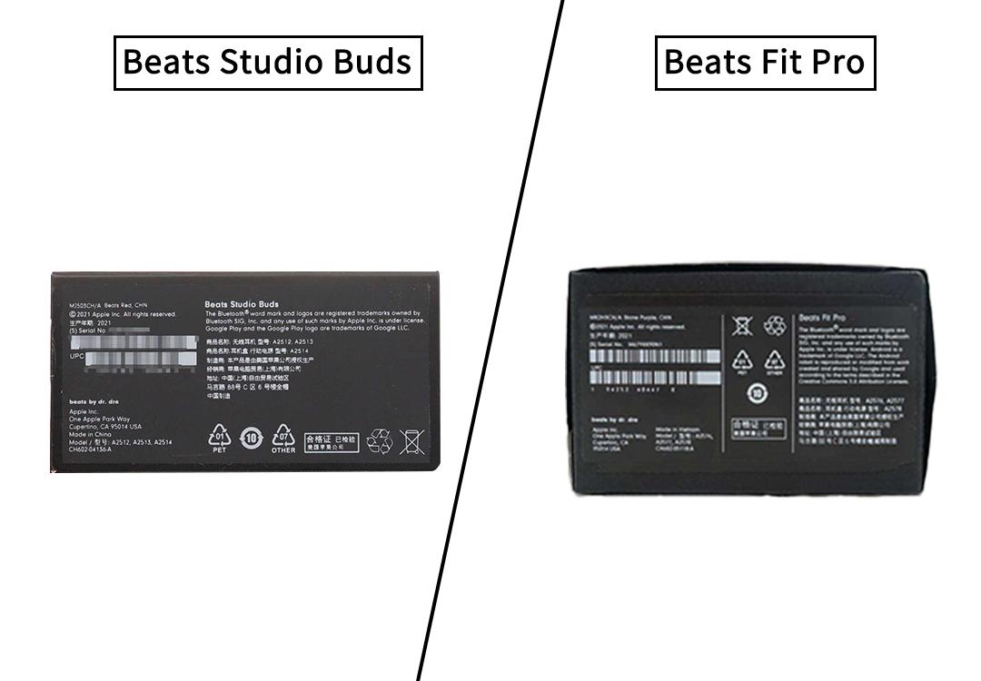 Beats Studio Buds and Beats Fit Pro dismantling comparison, upgrade SiP ...
