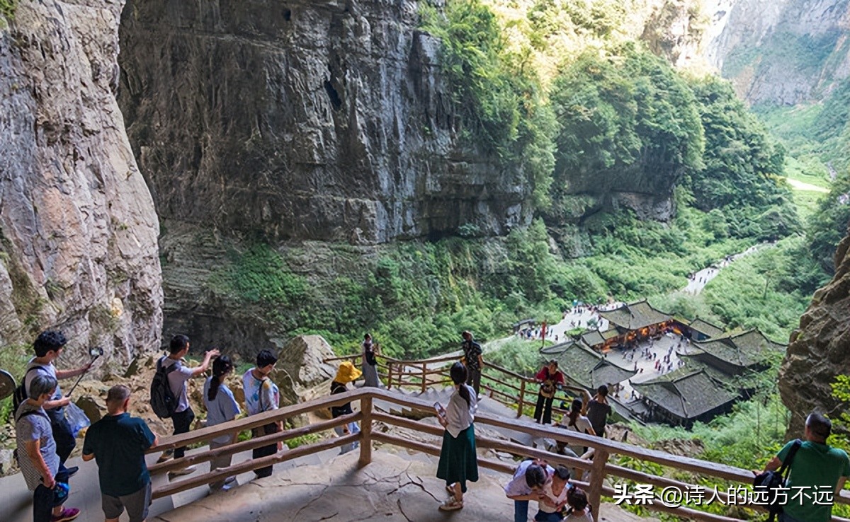 More than 30 foreign students came to Wulong to experience the scenery ...