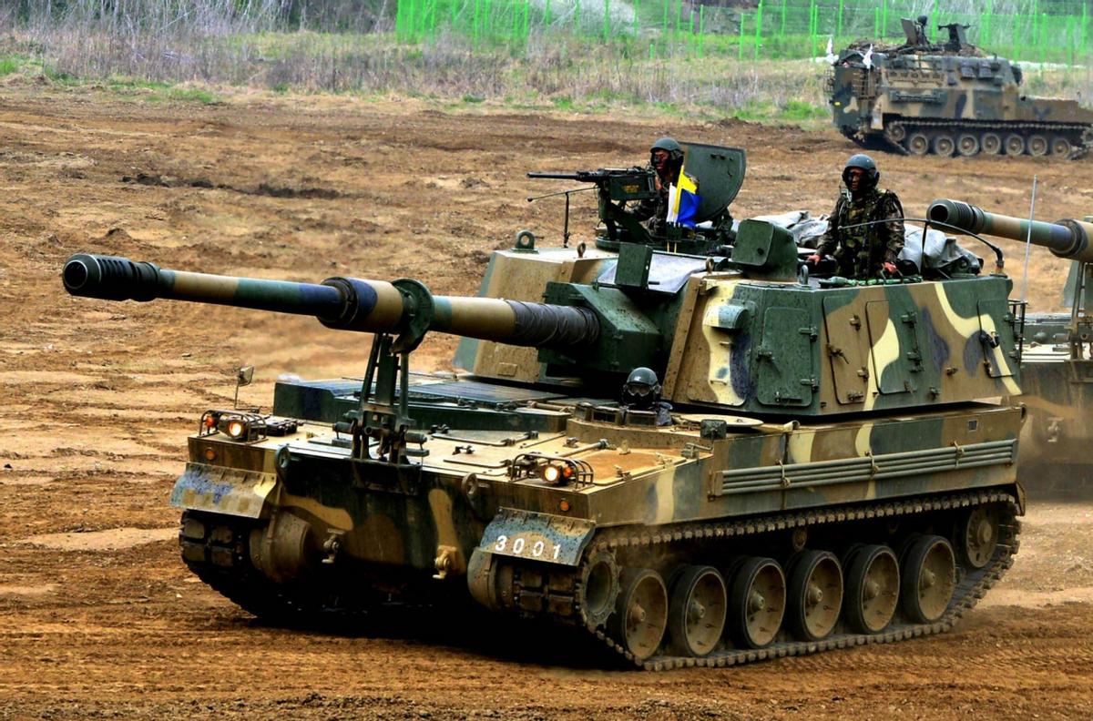 South Korea has improved the K9 self-propelled howitzer and improved a ...