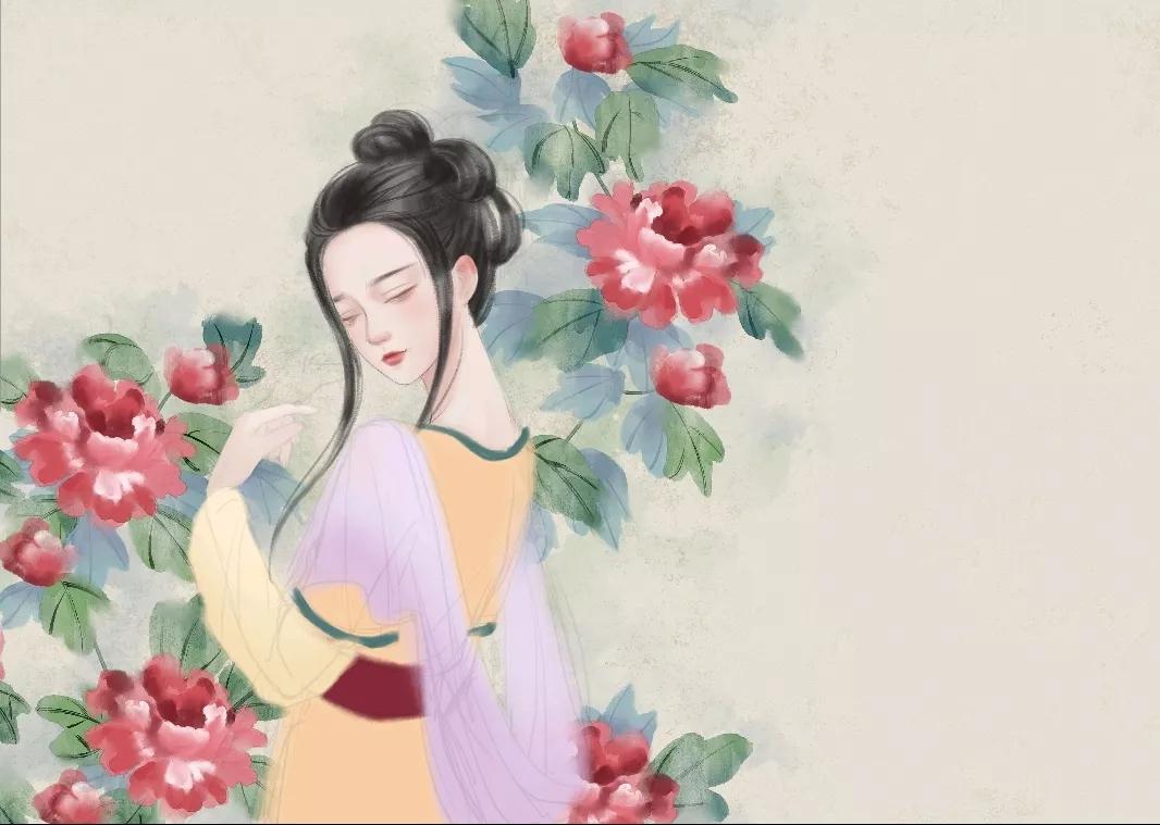Around "Famous Flowers and Beauties", Li Bai wrote three flattering ...