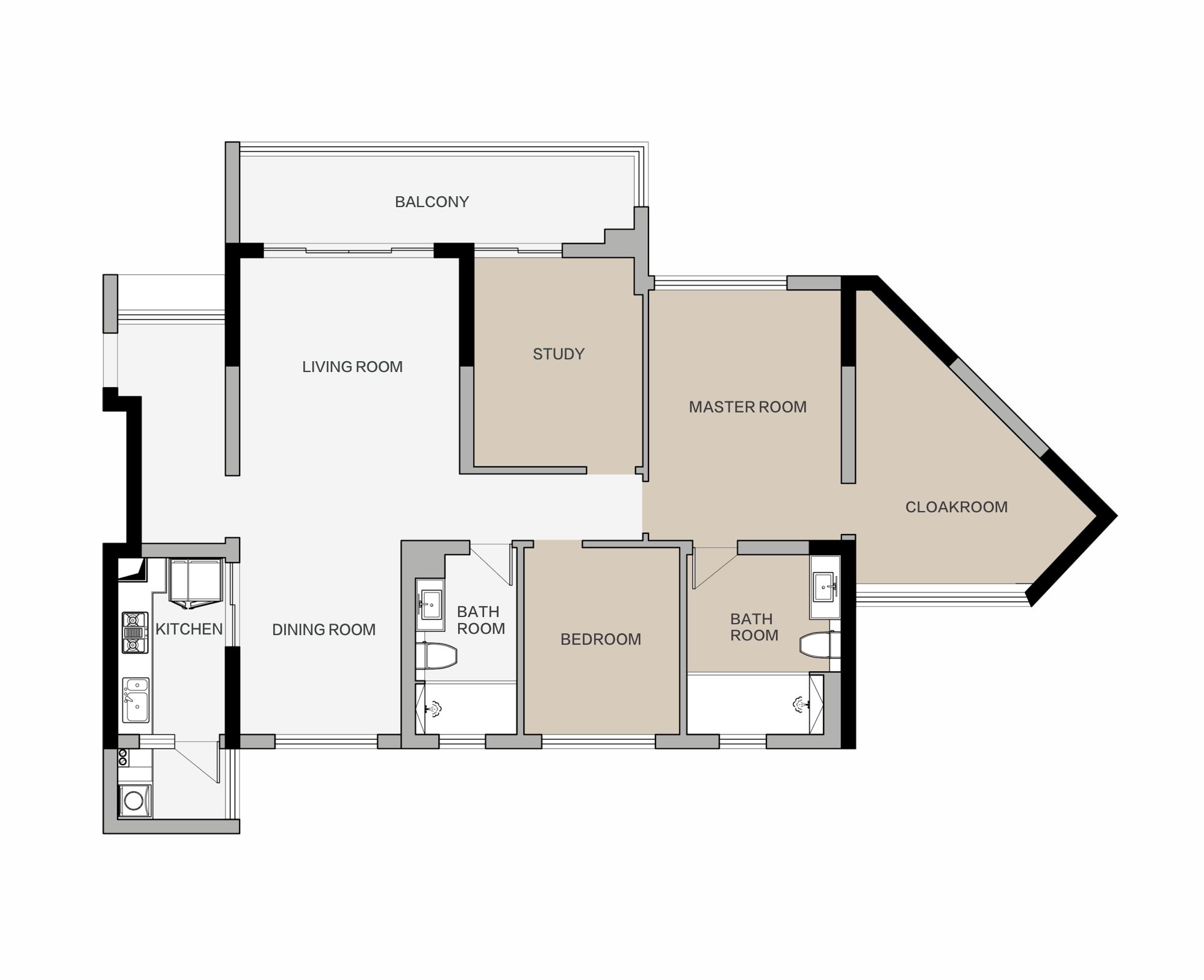 Jiusi Decoration ‖130㎡European court style, retro luxury and high style ...