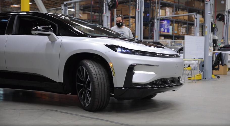 Jia Yueting's FF91 first mass-produced car rolled off the assembly line ...